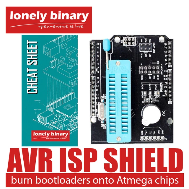 Avr Isp Shield Burn Bootloader Atmega Atmega328p Pu Programmer For Arduino Uno 1999 Picclick Au
