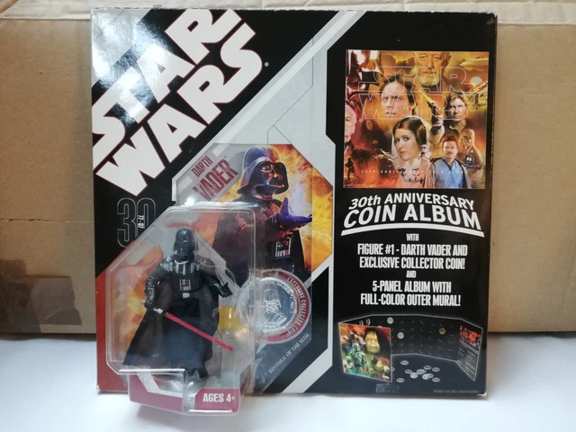 STAR WARS 30TH Anniversary Figure Darth Vader & 30th Anniversary Coin ...