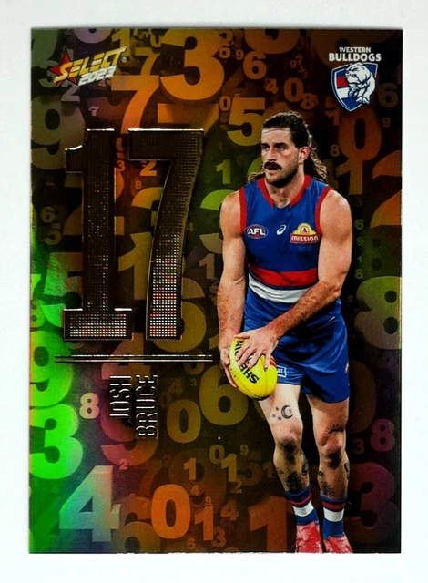 2023 SELECT AFL Footy Stars Numbers N210 #56 Josh Bruce Western ...