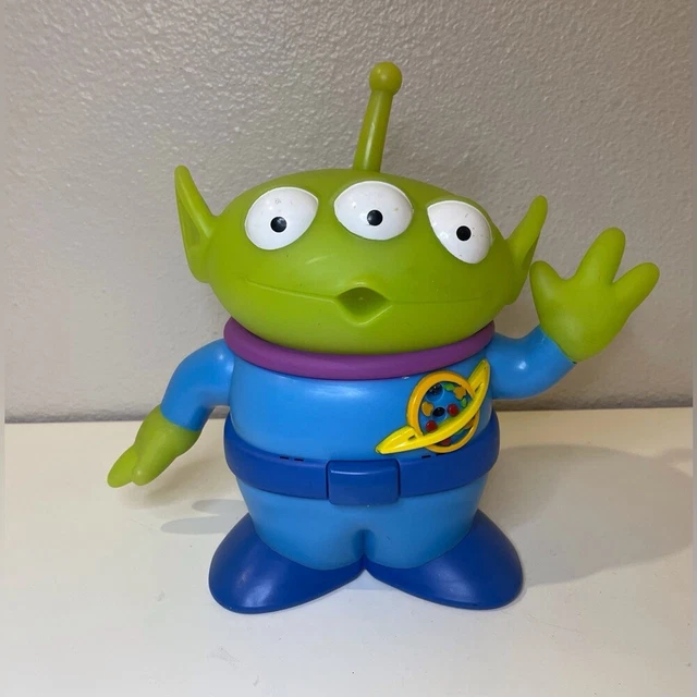 DISNEY STORE PIXAR Story Interactive Talking Light Up Alien 3 Eyes Toy ...