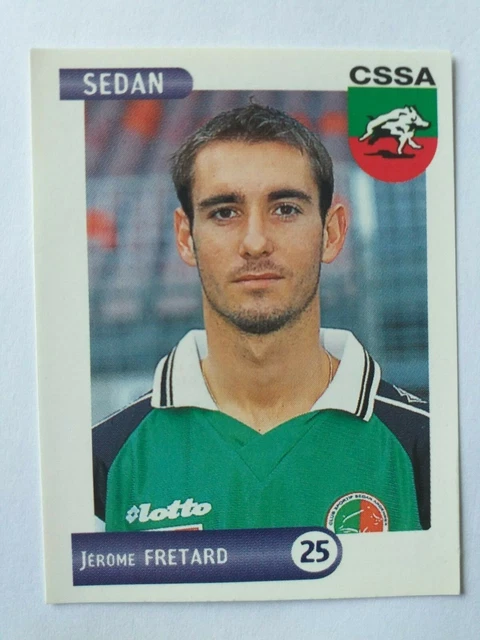 PANINI FOOT LIGUE 1 2000 2001 Sticker N°279 Sedan Cssa Jerome Fretard ...