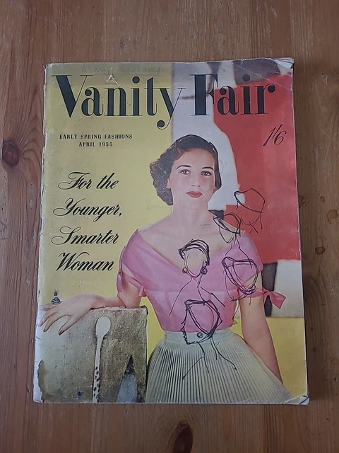 VANITY FAIR MAGAZINE, April 1955 £20.00 - PicClick UK