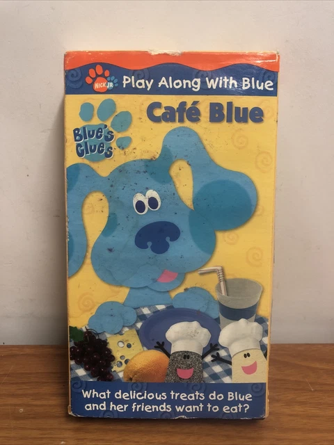 BLUE'S CLUES CAFE Blue VHS Used VCR Video Tape Nick Jr. RARE EUR 16,70 ...