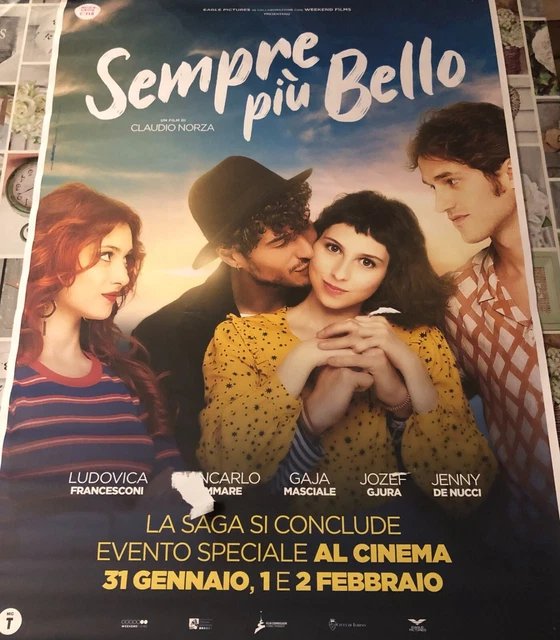 POSTER LOCANDINA SEMPRE più bello 100x70 cm ORIGINALE da cinema 2021 di ...