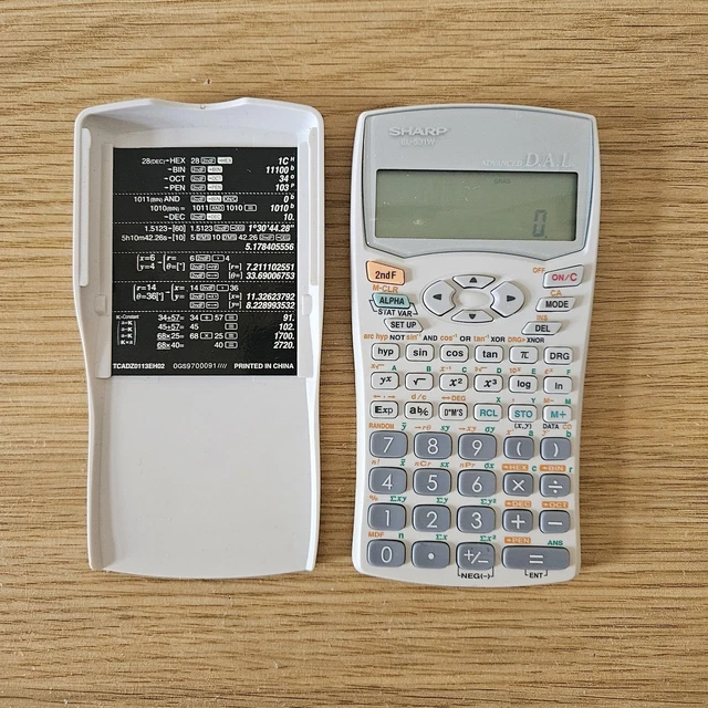 SHARP EL-531W ADVANCED D.A.L. Calculator With Slide Top EUR 5,86 ...