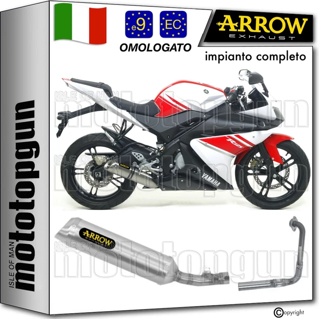 ARROW SCARICO COMPLETO Full-Omo Thunder Yamaha Yzf R125 R-125 2010 10 ...