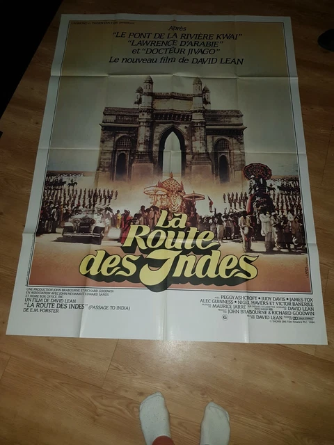 AFFICHE DE CINÉMA d'époque du film: LA ROUTE DES INDES de 1984 ...