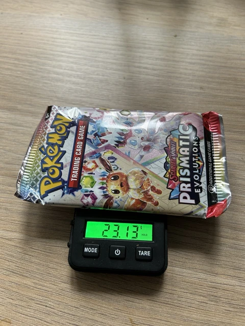 Pokémon Tcg Prismatic Evolutions Booster Pack Sealed Heavy Pack 23
