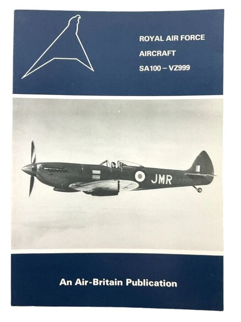 WW2 BRITISH RAF Aircraft Serial Numbers SA100-VZ999 Soft Cover ...