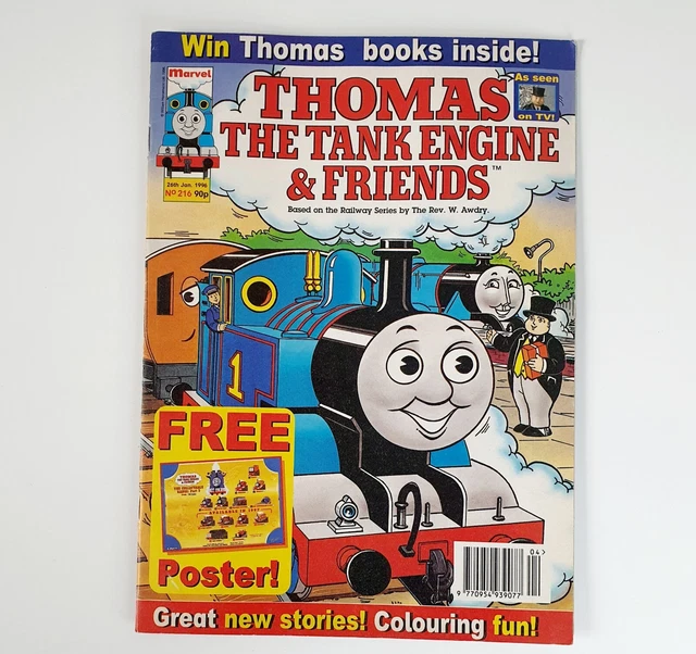 THOMAS TANK ENGINE Comic Magazine Issue 216 217 218 219 Marvel 1996 ...