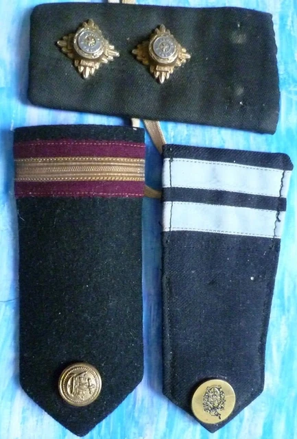 MERCHANT NAVY SHOULDER Boards Epaulettes Insignia Rank Slides Badge ...