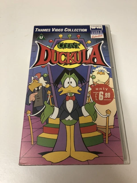 COUNT DUCKULA 1 Thames UK PAL VHS VIDEO 1988 David Jason Cosgrove Hall ... COUNT DUCKULA 1 Thames UK PAL VHS VIDEO 1988 David Jason Cosgrove Hall ...