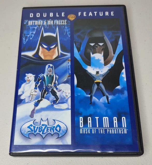 BATMAN ANIMATED SERIES Double Feature DVD - Subzero + Mask fo the ...