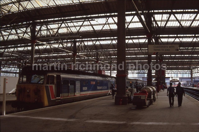 WATERLOO STATION CLASS 50 50026 1990 Agfachrome 35mm Slide RN324 £2.99 ...
