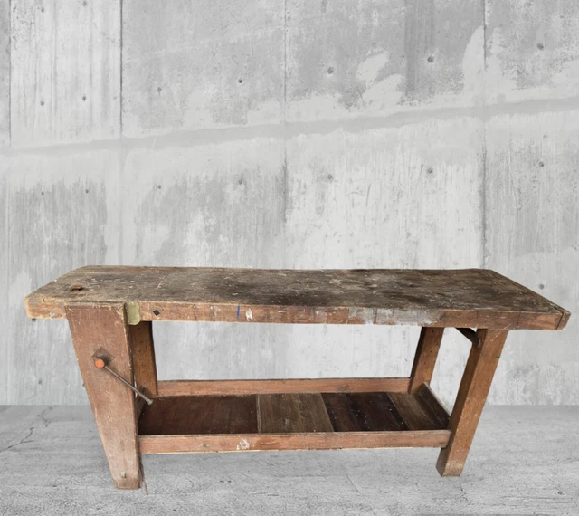 ANCIEN ÉTABLI D'ÉBÉNISTE Ou Menuiserie En Chêne Massif EUR 490,00 - PicClick FR