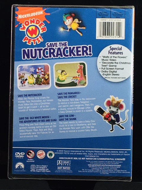 WONDER PETS SAVE The Nutcracker! (DVD 2008 FS) NR Children Nickelodeon ...