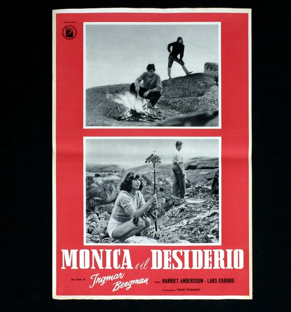 MONICA E IL DESIDERIO fotobusta poster Sommaren Med Monika Ingmar ...