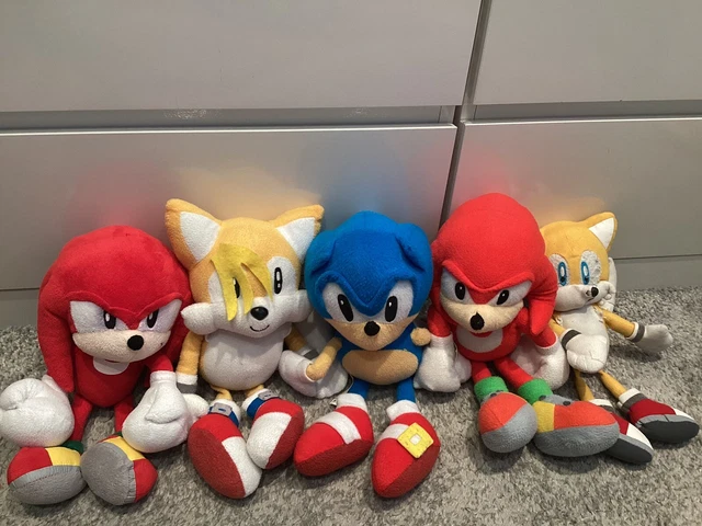RARE SONIC THE Hedgehog Plush Toys Bundle Impact Innovations Gosh PMS £ ...
