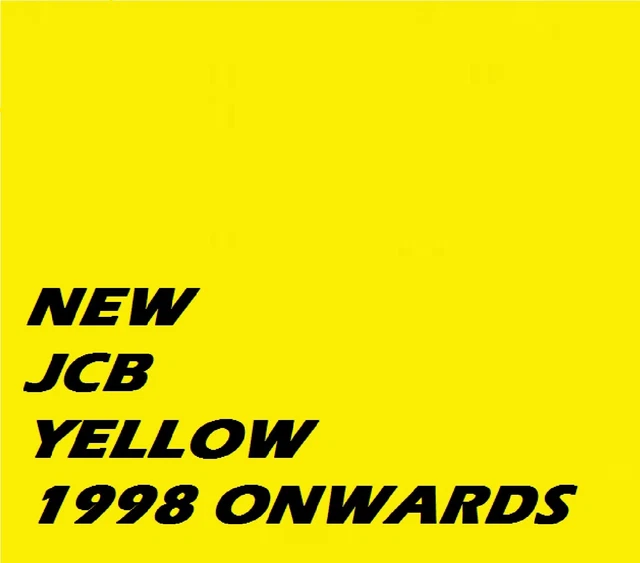 NEW JCB YELLOW PAINT Machinery Tractor 1ltr of Enamel Paint Brush or ...