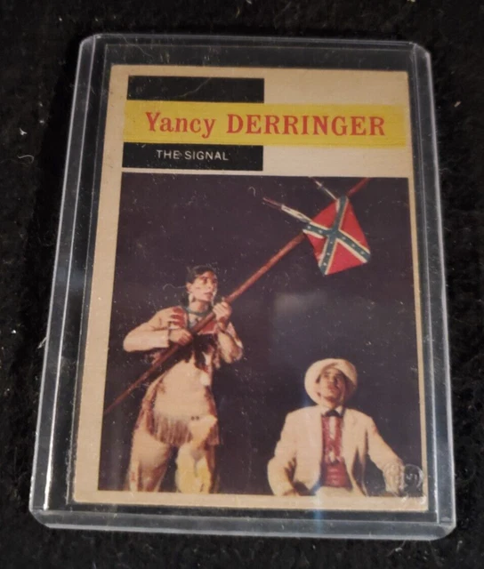 VINTAGE YANCY DERRINGER - Old Western TV Series #38 / 1958 Topps ...