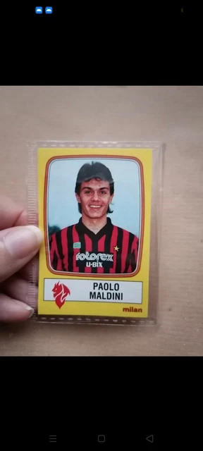 PAOLO MALDINI MILAN Calciatori Panini 1985/86 N.154 Velina Originale Rara EUR 150,00 - PicClick IT