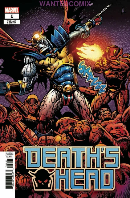 DEATHS HEAD #1 Liam Sharp Remastered Varariant Cover 1:50 Marvel Comic ...
