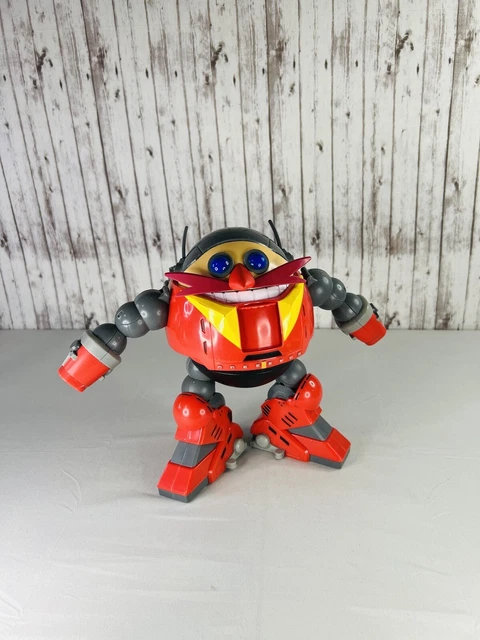 SONIC THE HEDGEHOG Giant Eggman Robot Battle 30th Anniversary 8" Action ...