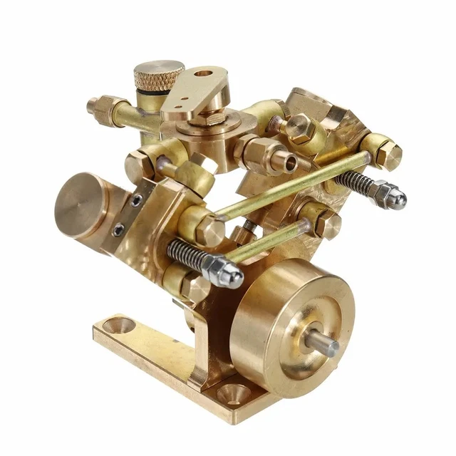 M2B TWIN CYLINDER Marine Steam Engine Brass Model for 600–900mm Hull ...