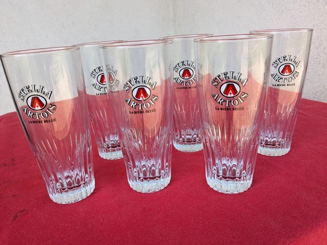 6 VERRES À bière Stella Artois EUR 12,00 - PicClick FR