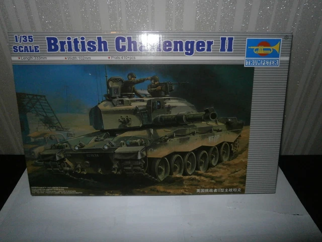 TRUMPETER 1/35 MODEL Kit Challenger II British Main Battle Tank £24.62 ...