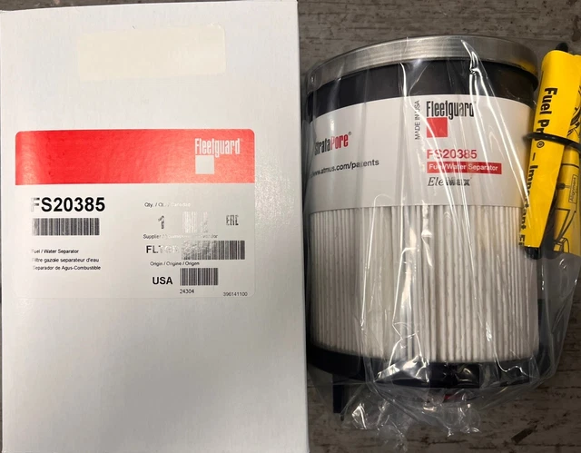 FS20385/FS20083 GENUINE FLEETGUARD Fuel/ Water Separator Filter OEM ...