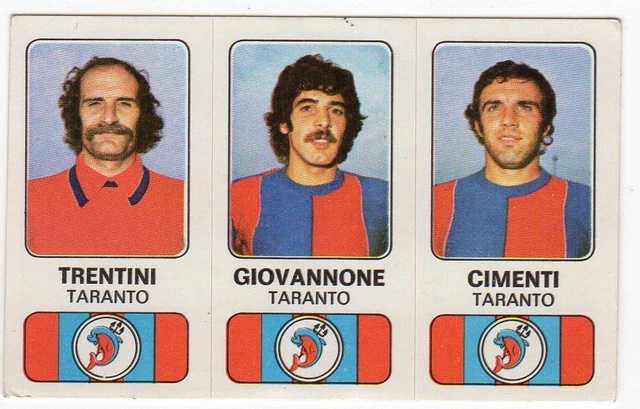 FIGURINA - CALCIATORI PANINI 1976/77 NEW - NUMERO 504 TARANTO TRENTINI ... FIGURINA - CALCIATORI PANINI 1976/77 NEW - NUMERO 504 TARANTO TRENTINI ...