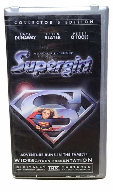SUPERGIRL COLLECTOR'S EDITION Widescreen Presentation VHS clamshell ...