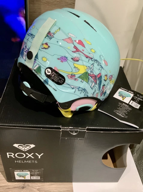 ROXY MISTY LITTLE Miss Girls Snowboard Ski Snow Sports Helmet Size ...