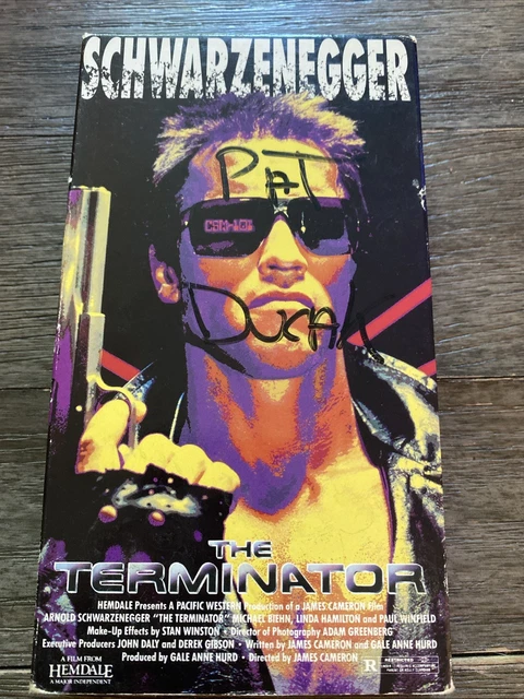 THE TERMINATOR 1991 VHS with Slicpase Arnold Schwarzenegger Classic ...
