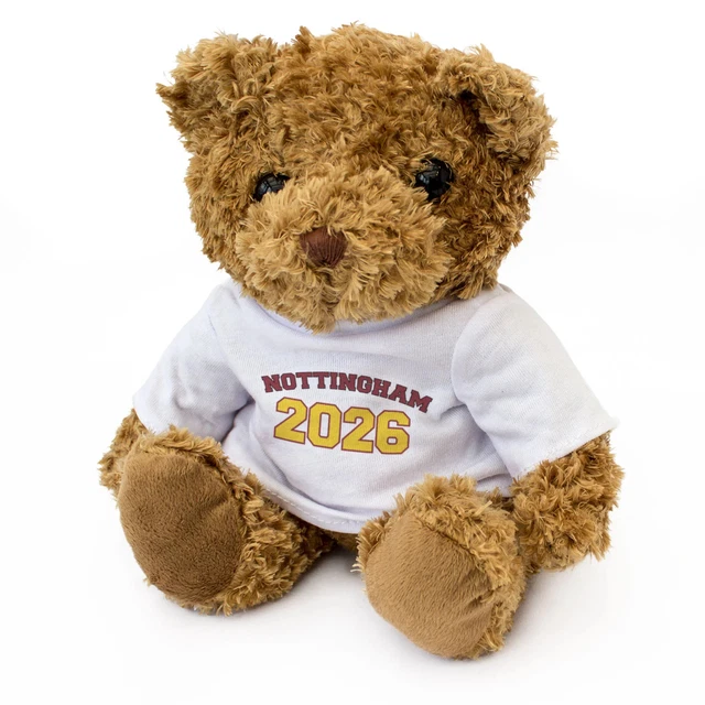 NOTTINGHAM 2026 - Teddy Bear - Cute Cuddly Soft - Graduation Gift ...