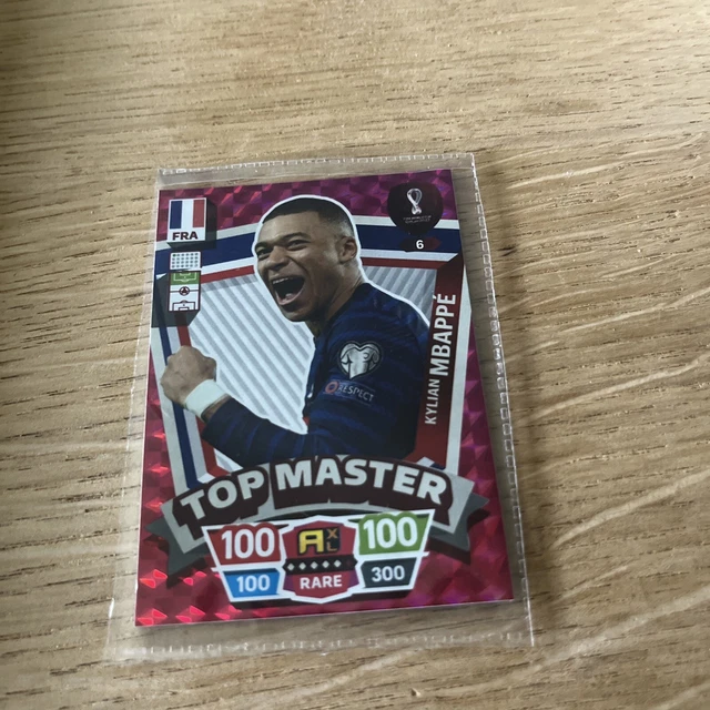 KYLIAN MBAPPE TOP MASTER RARE Panini Adrenalyn XL World Cup Qatar 2022 ...