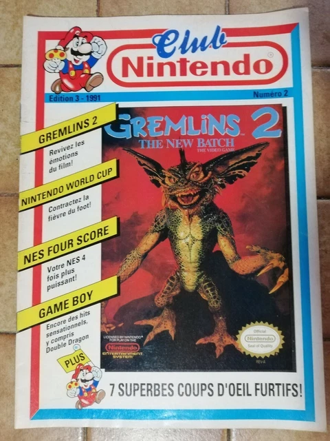 MAGAZINE CLUB NINTENDO gremlins 2 console Rare Vintage Collector 1991 ...