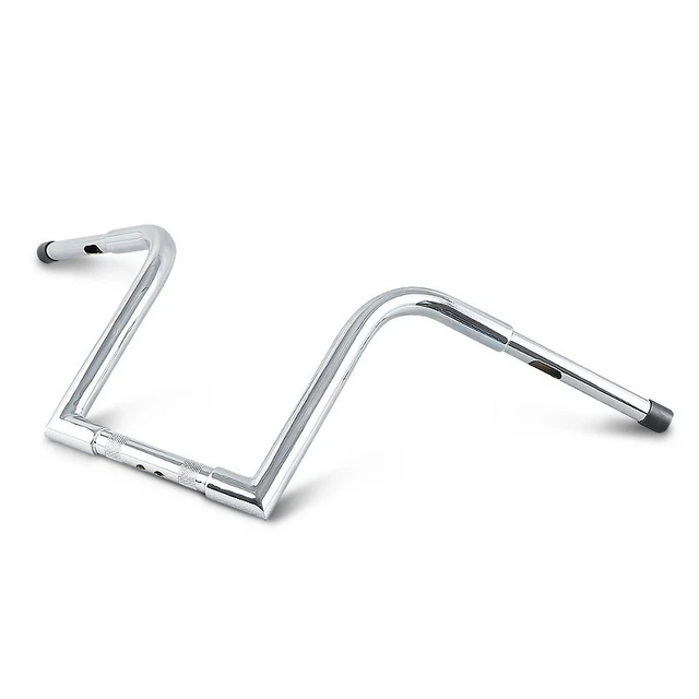 GUIDON SQUARE FAT 1-1/4" Hauteur 12" Compatible Harley Davidson ...