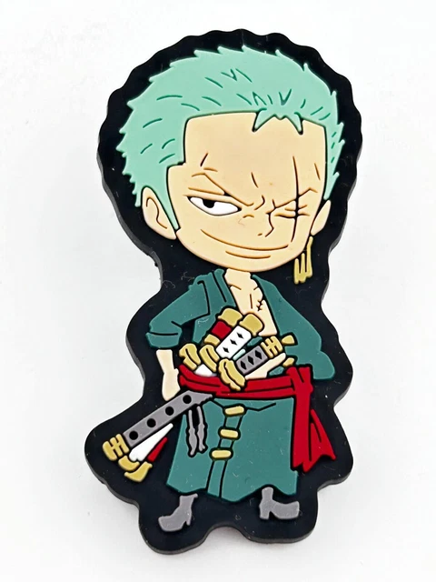 RORONOA ZORO ONE Piece Mini Figurine Mascotte en Caoutchouc Clip ...
