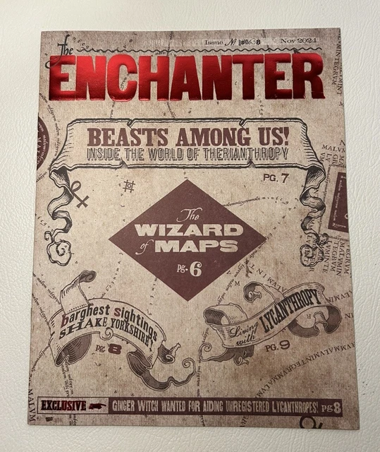 THE ENCHANTER MAGAZINE Nov 2024 From Wizarding Trunks Marauders Box £11 ...