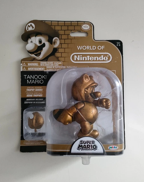 JAKKS WORLD OF Nintendo Trophy Series Figurine Tanooki Mario EUR 49,95 ...