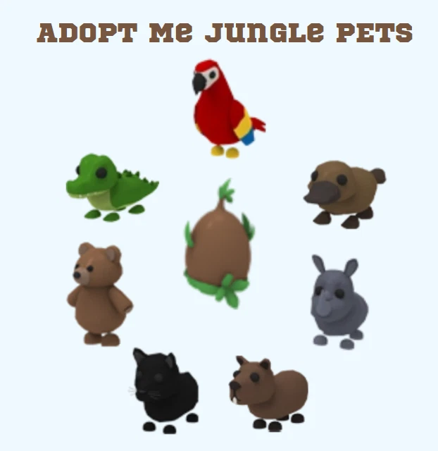 ROBLOX ADOPT ME Jungle Pets EUR 46,99 - PicClick DE
