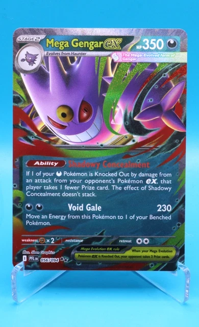 POKÉMON TCG PHANTASMAL Flames Mega Gengar ex 056/094 £4.00 - PicClick UK