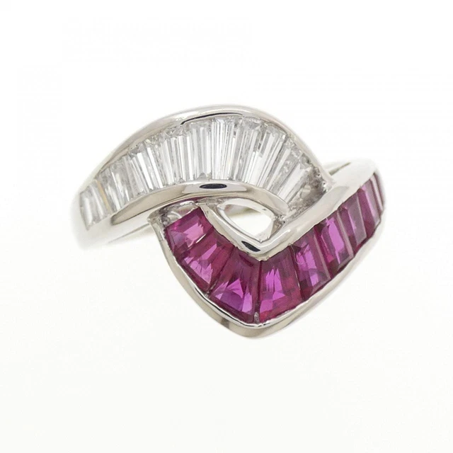 AUTENTICO ANELLO CON rubino PT900 #230-000-573-9065 EUR 989,36 ...