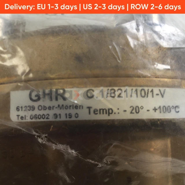 GHR C.1/821/10/1-V PRESSURE Relief Valve Ventil New NMP EUR 41,08 - PicClick DE