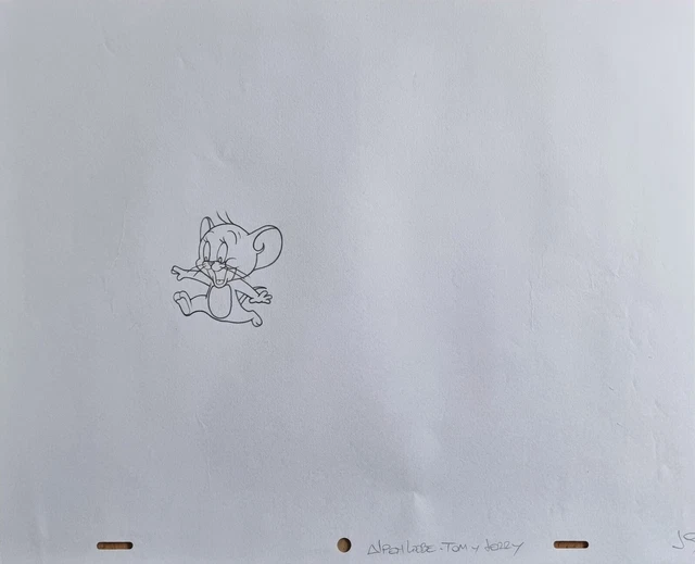 WARNER BROS ANIMATION Art Cel Production Drawing Tom & Jerry MOUSE #96 ... WARNER BROS ANIMATION Art Cel Production Drawing Tom & Jerry MOUSE #96 ...