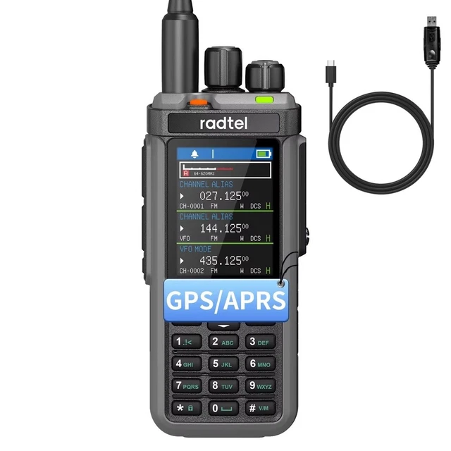 RADTEL RT-880G 10W Multi Band Ham Radio HF UHF VHF Dual Band with AM ...