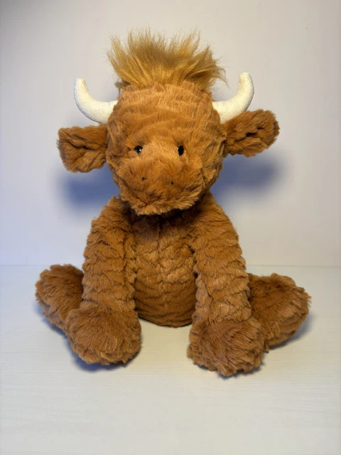 #001 - JELLYCAT Fuddlewuddle Highland Cow - BNWT £40.00 - PicClick UK