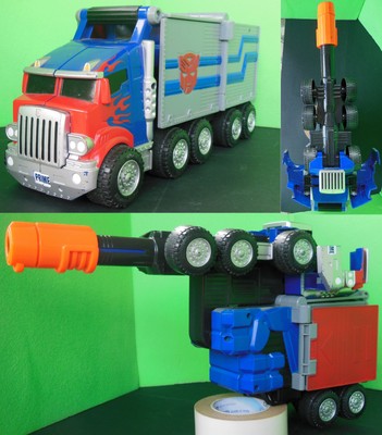 TRANSFORMER CAMION OPTIMUS Prime Nerf Gun Pistola blaster Ufficiale ...
